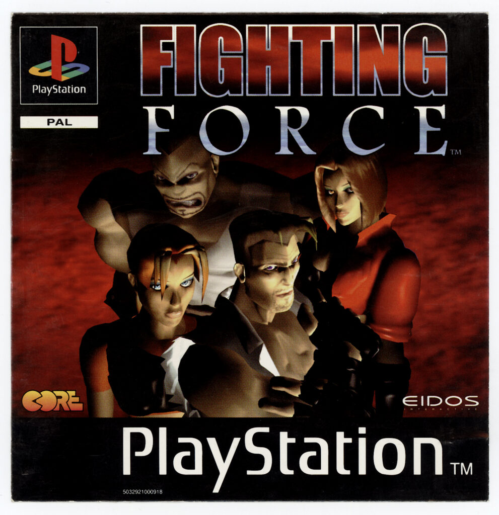 Fighting Force PS1 Playstation USED NO MANUAL - Vintage Toy Mania
