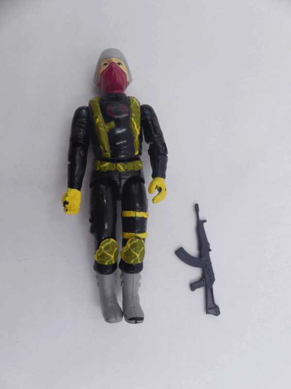 1989 HASBRO G.I JOE PYTHON OFFICER V1 3.75″ ACTION FIGURE 100% COMPLETE ...