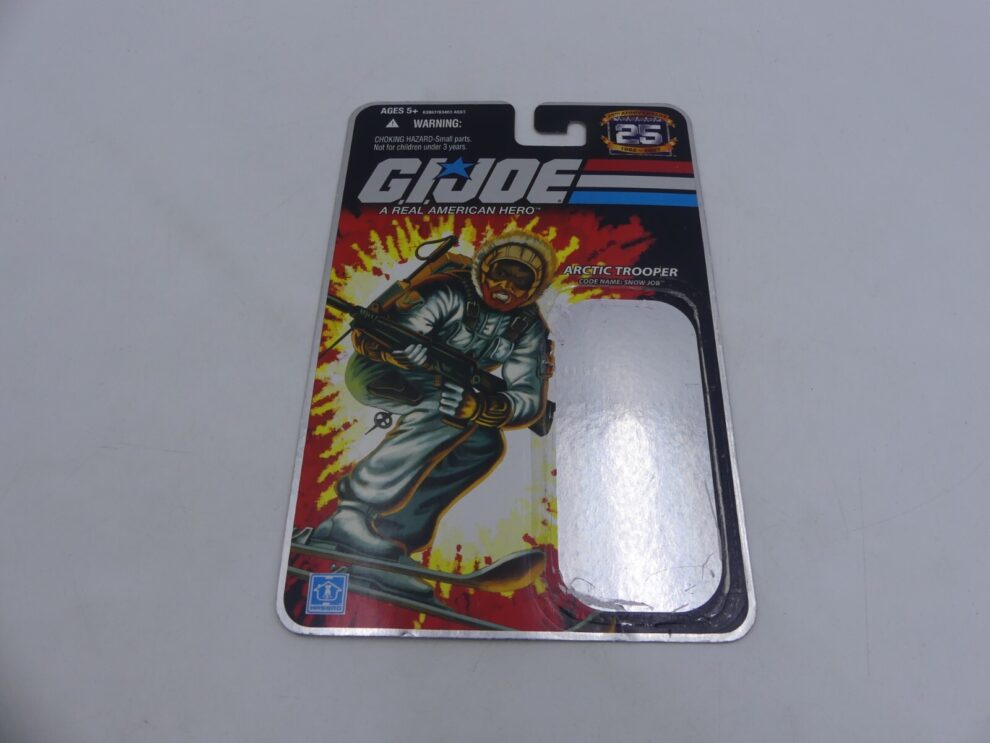 G I JOE File I.D. Card Filecard 2008 Snow Job V3 FULL CARD BACK FILE ...