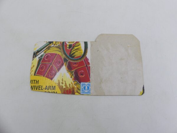 Blowtorch File Card 1984 Gi Joe Vintage - Vintage Toy Mania